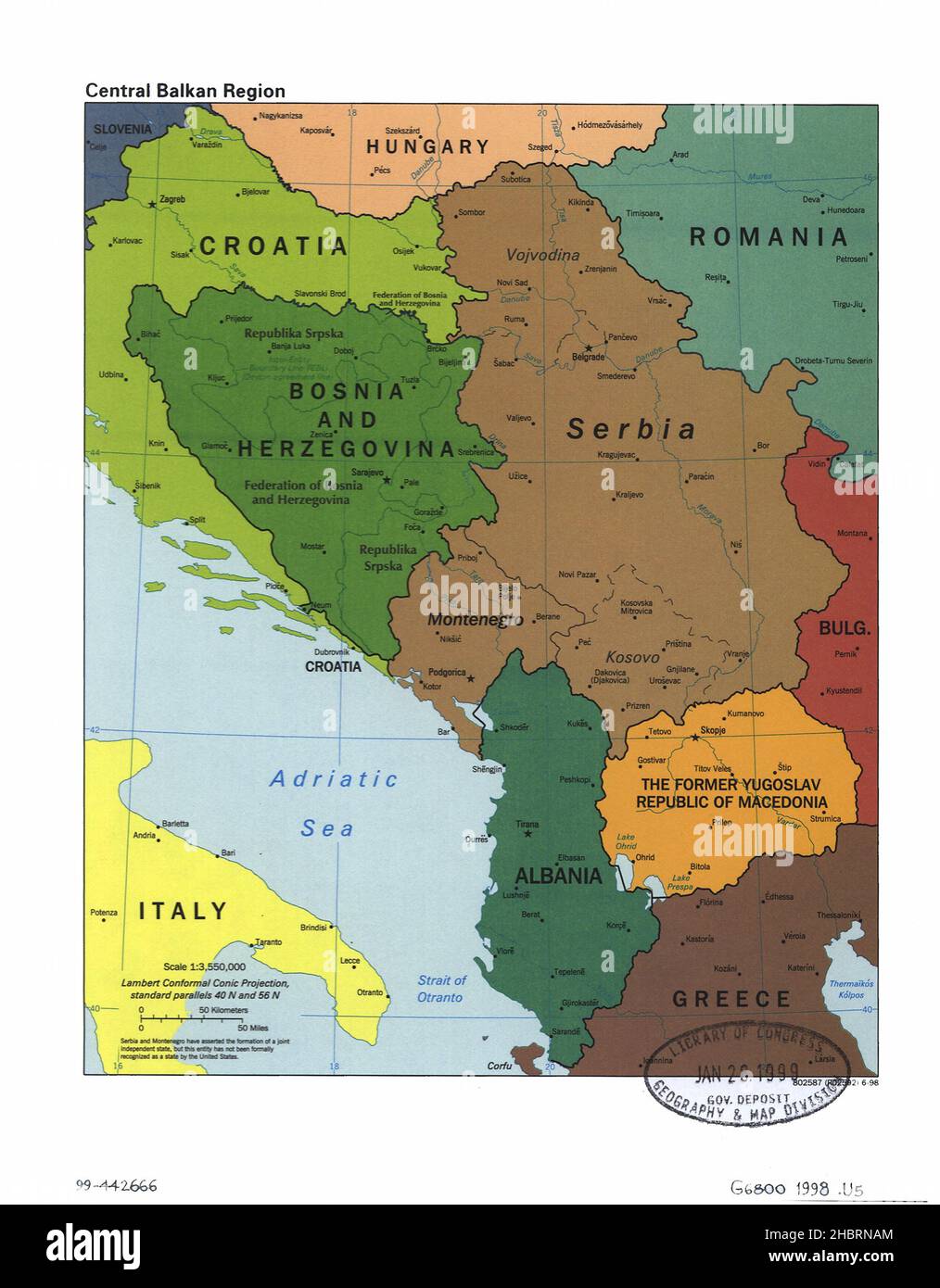 Mappa politica balcani immagini e fotografie stock ad alta risoluzione ...