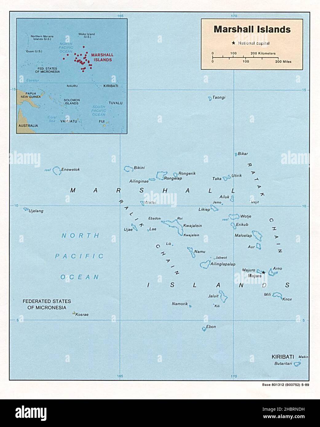 Mappa delle isole marshall immagini e fotografie stock ad alta ...