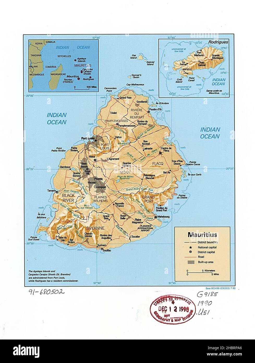 Mappa di mauritius del 1990 immagini e fotografie stock ad alta ...