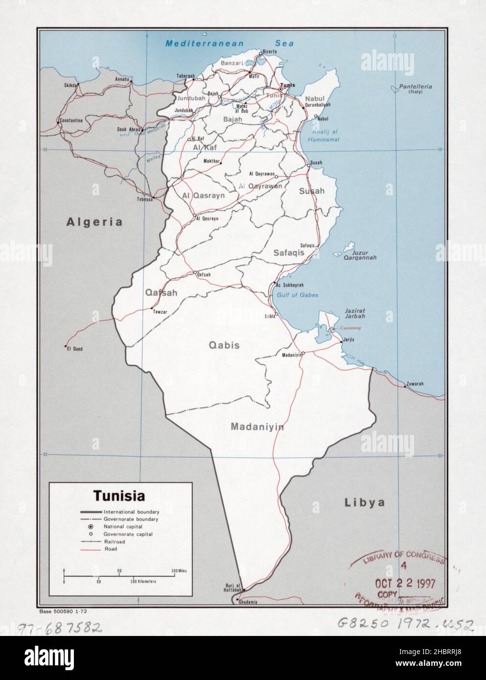 Mappa storica della tunisia immagini e fotografie stock ad alta ...