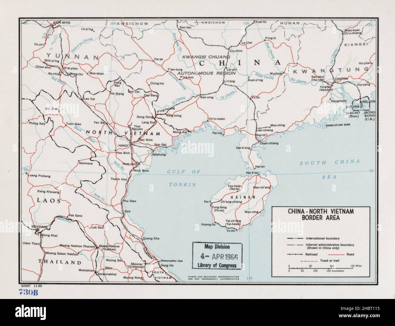 Cina nord vietnam mappa del confine immagini e fotografie stock ad alta ...