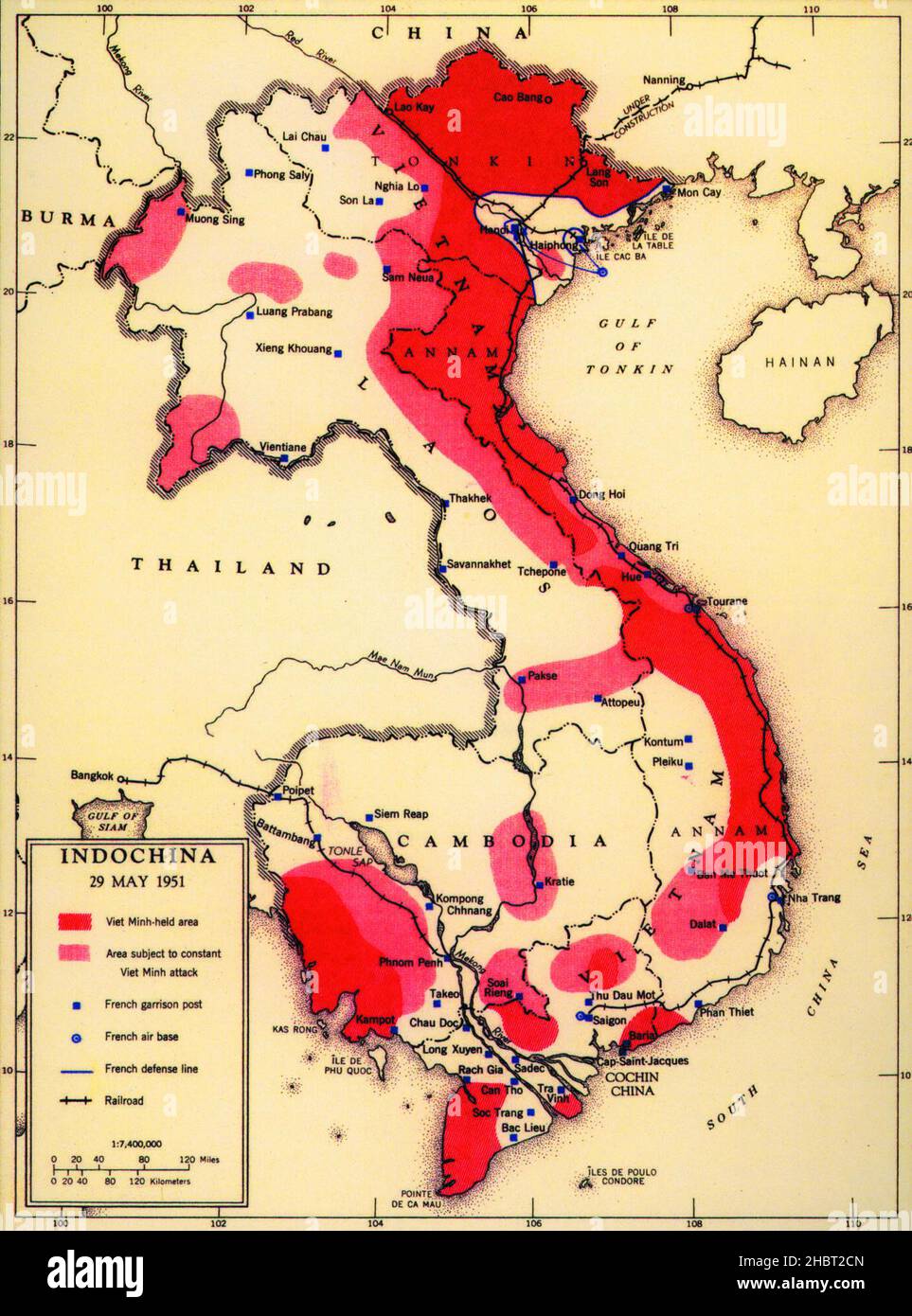 Indochina map immagini e fotografie stock ad alta risoluzione - Alamy