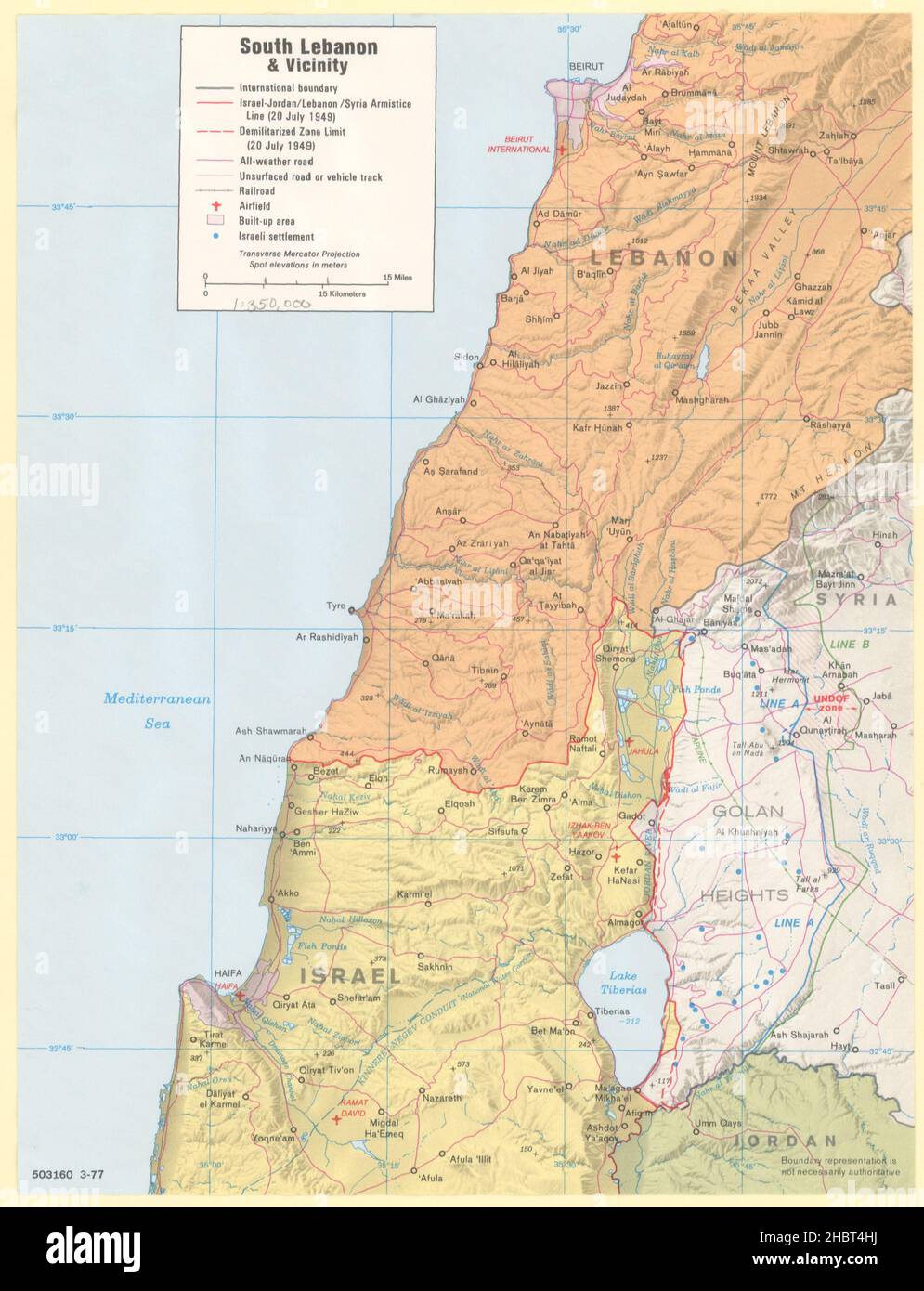 Lebanon map immagini e fotografie stock ad alta risoluzione - Alamy