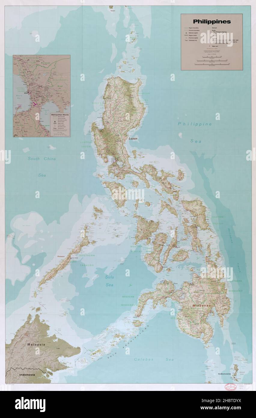 Mappa delle filippine immagini e fotografie stock ad alta risoluzione ...