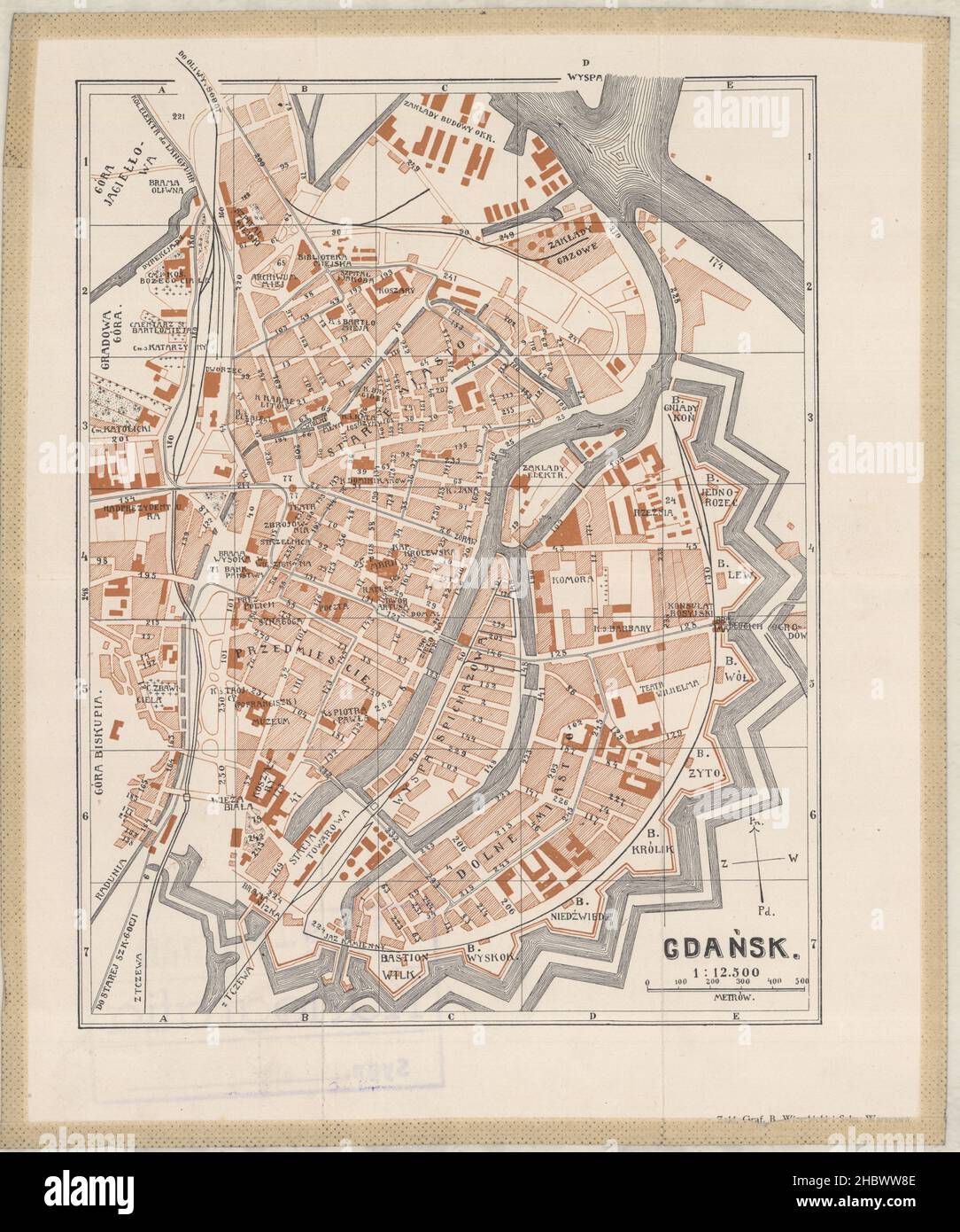 Mappa di danzica immagini e fotografie stock ad alta risoluzione - Alamy