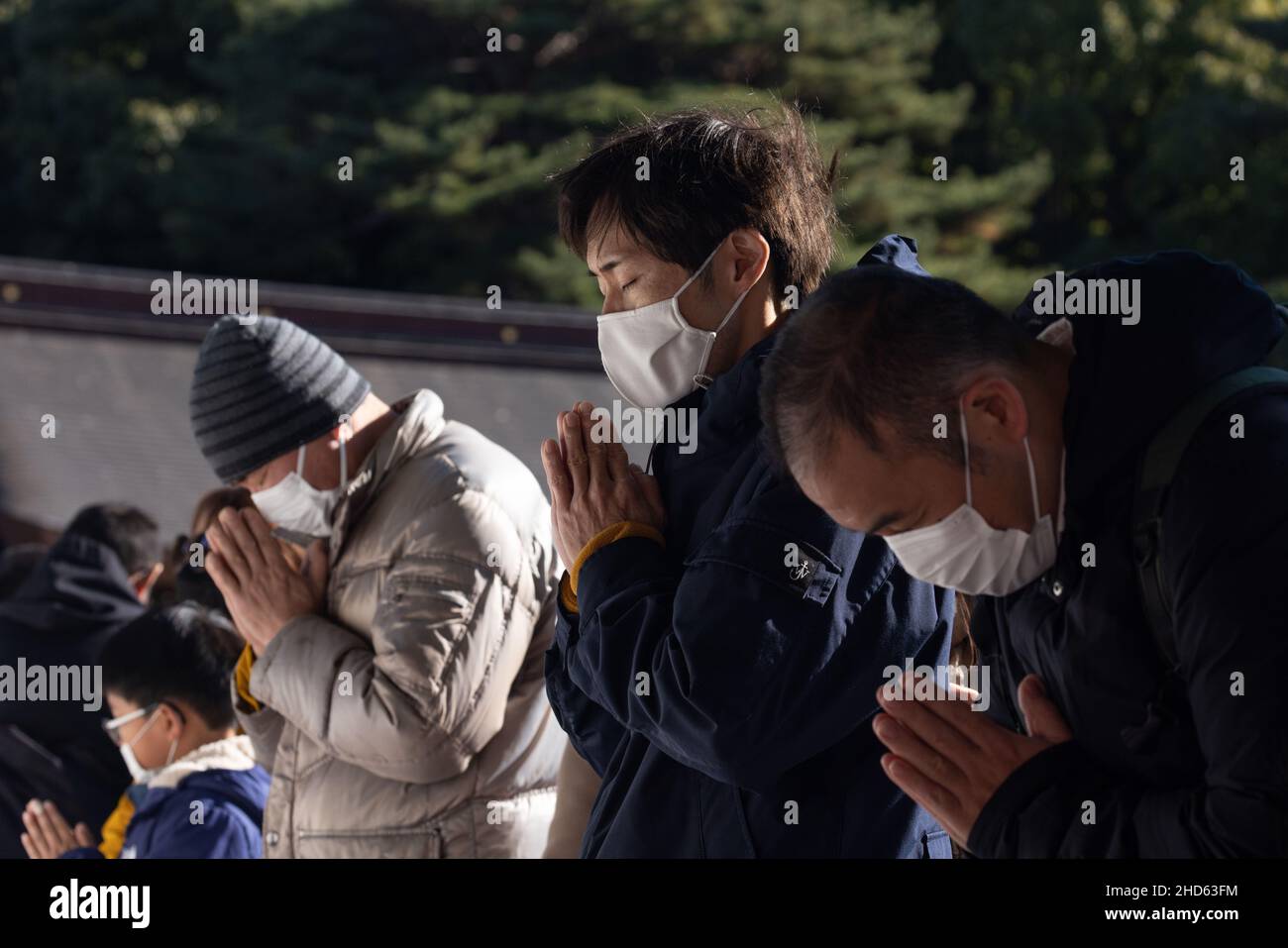 Main hall meiji jingu shrine immagini e fotografie stock ad alta ...