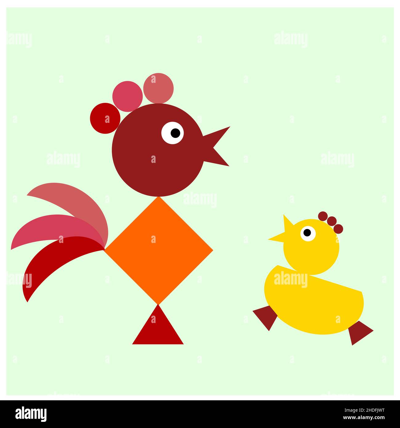 Pollo dei cartoni animati immagini e fotografie stock ad alta ...