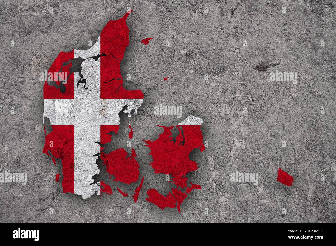 Denmark map immagini e fotografie stock ad alta risoluzione - Alamy