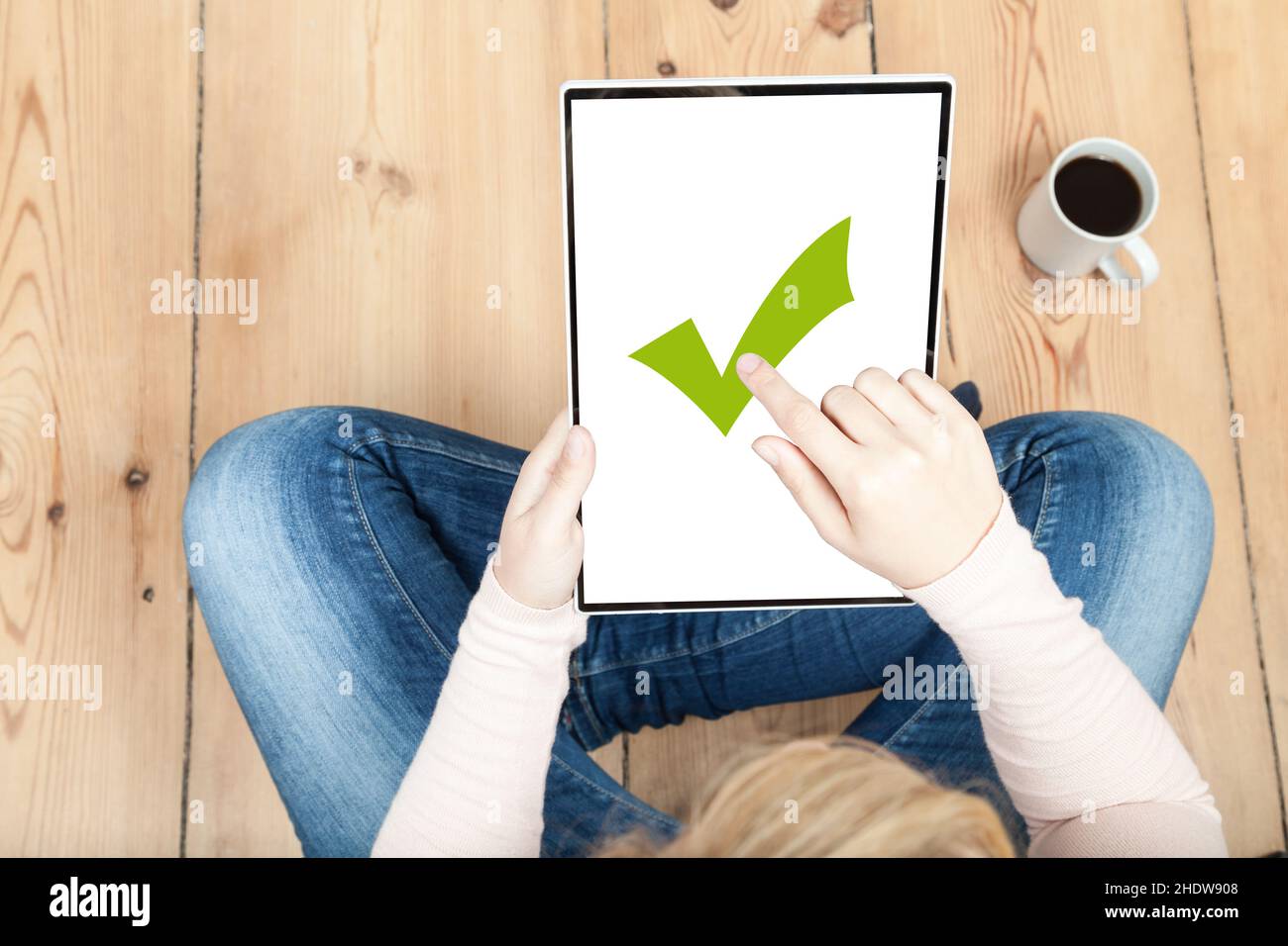 segno di spunta, tablet, consenso, segno di spunta, segno di spunta ...