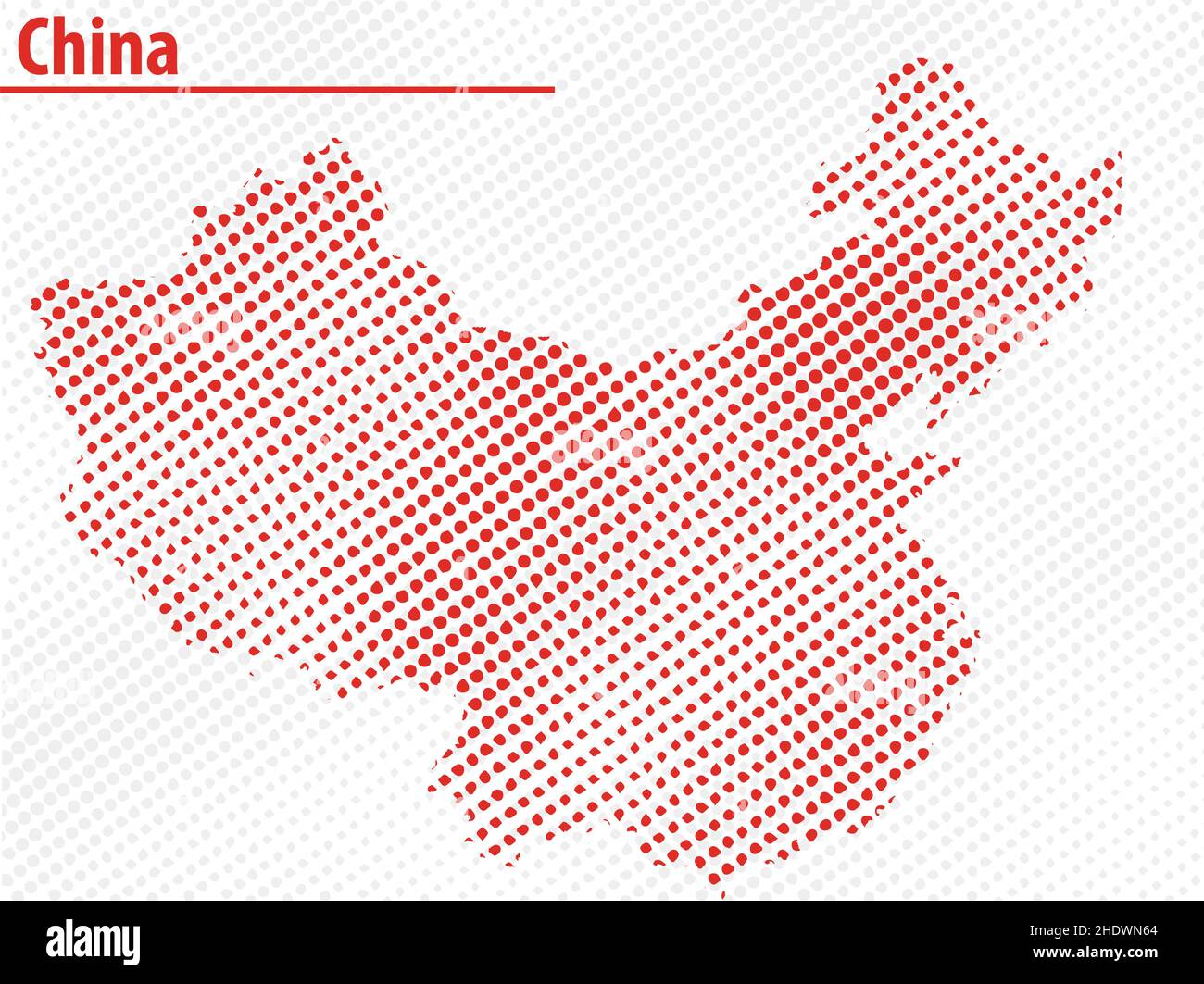 Mappa della provincia di cina Immagini Vettoriali Stock - Alamy