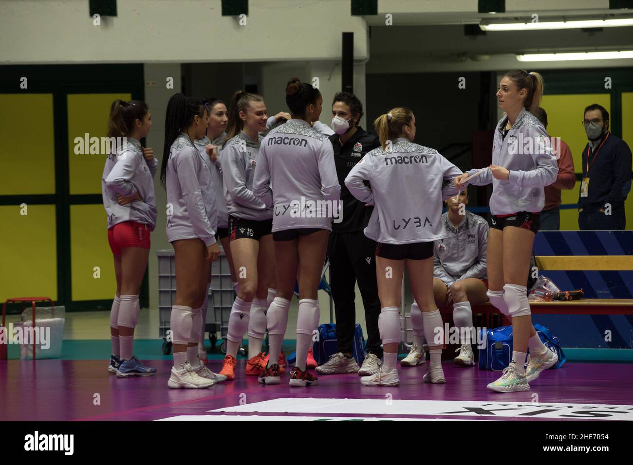 Arena di Monza, Monza (MB), Italia, 09 gennaio 2022, Team UNET e-Work Busto Arsizio durante il ...