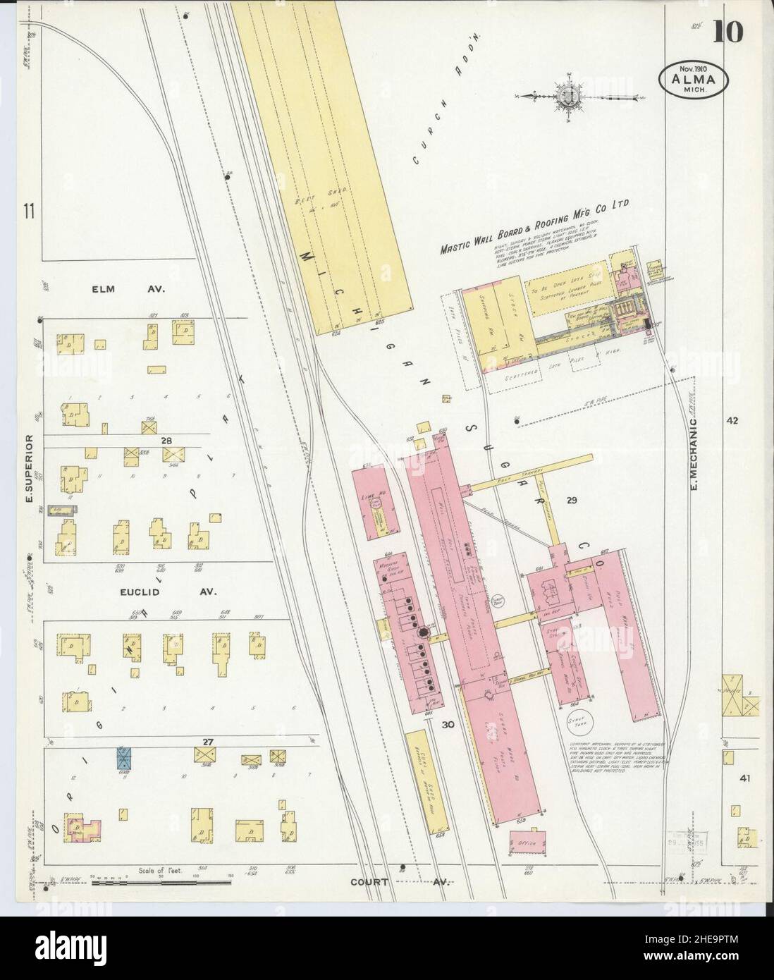 Mappa di alma michigan immagini e fotografie stock ad alta risoluzione ...