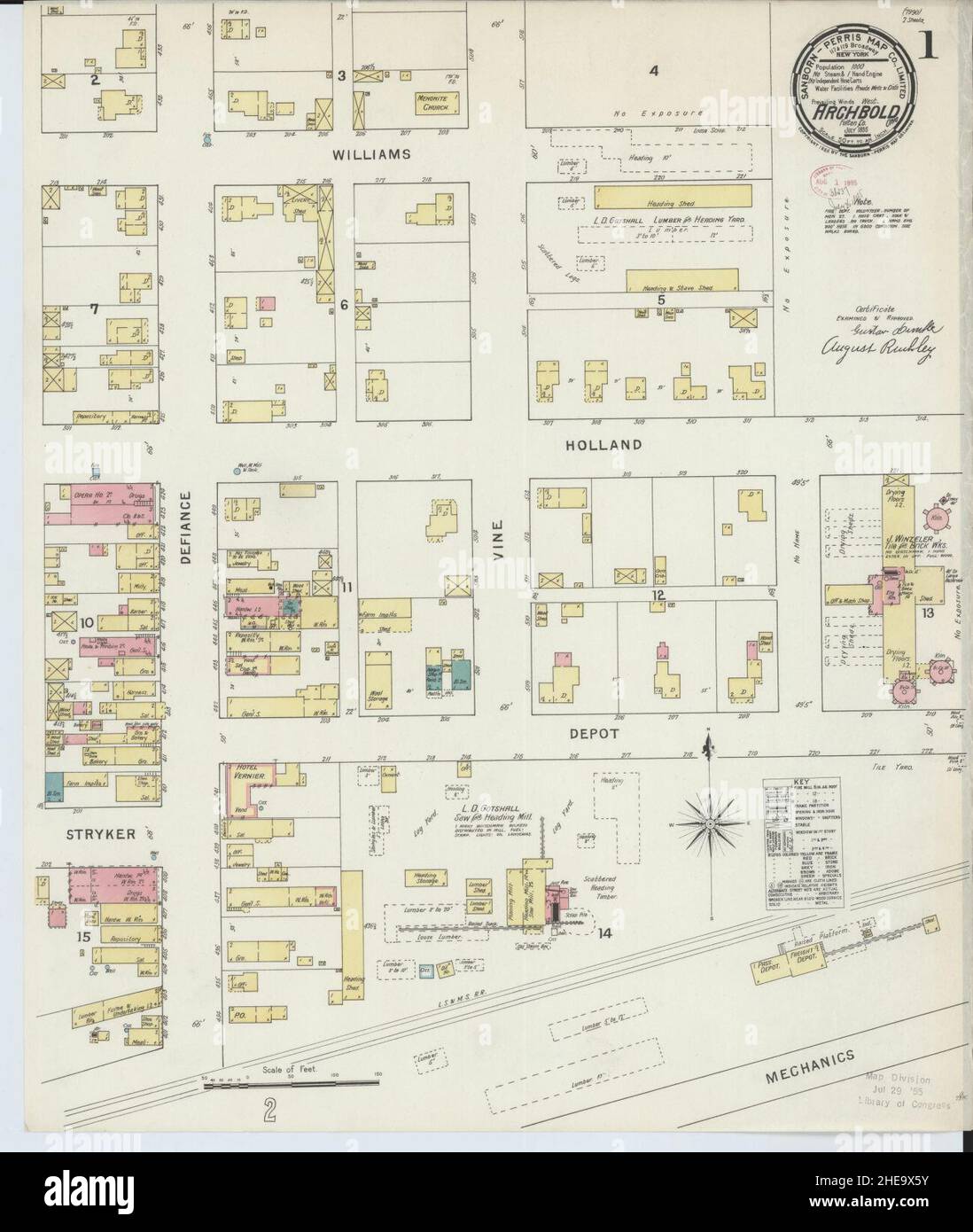 Mappa di archbold ohio immagini e fotografie stock ad alta risoluzione ...