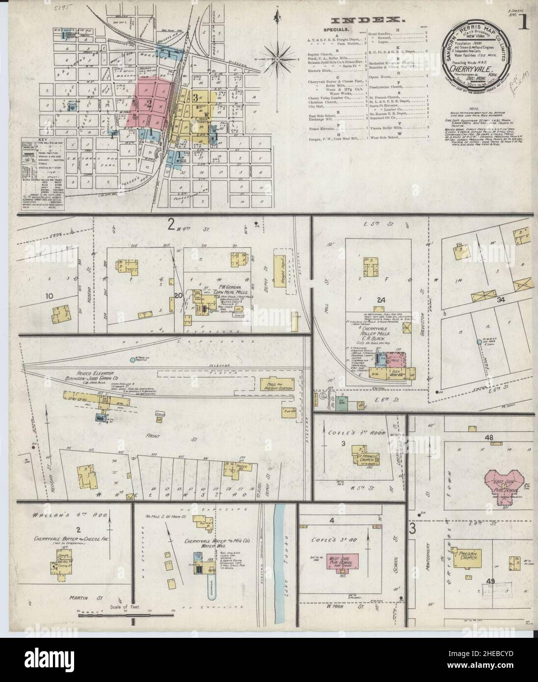Cherryvale kansas mappa immagini e fotografie stock ad alta risoluzione ...