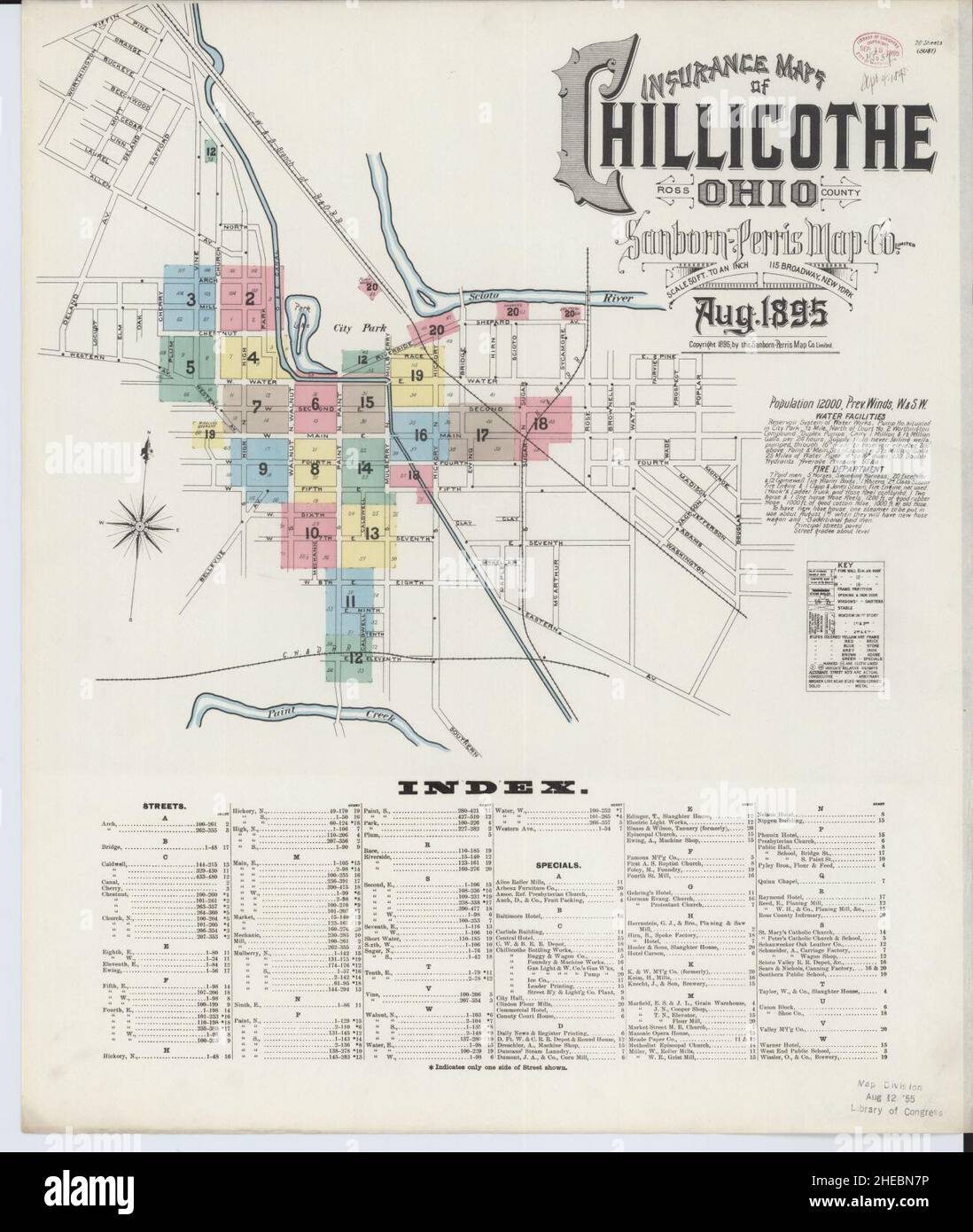 Mappa di chillicothe immagini e fotografie stock ad alta risoluzione ...