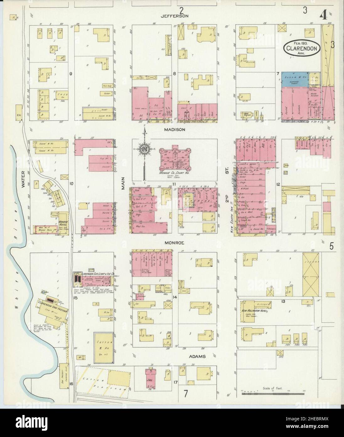 Mappa di clarendon arkansas immagini e fotografie stock ad alta ...