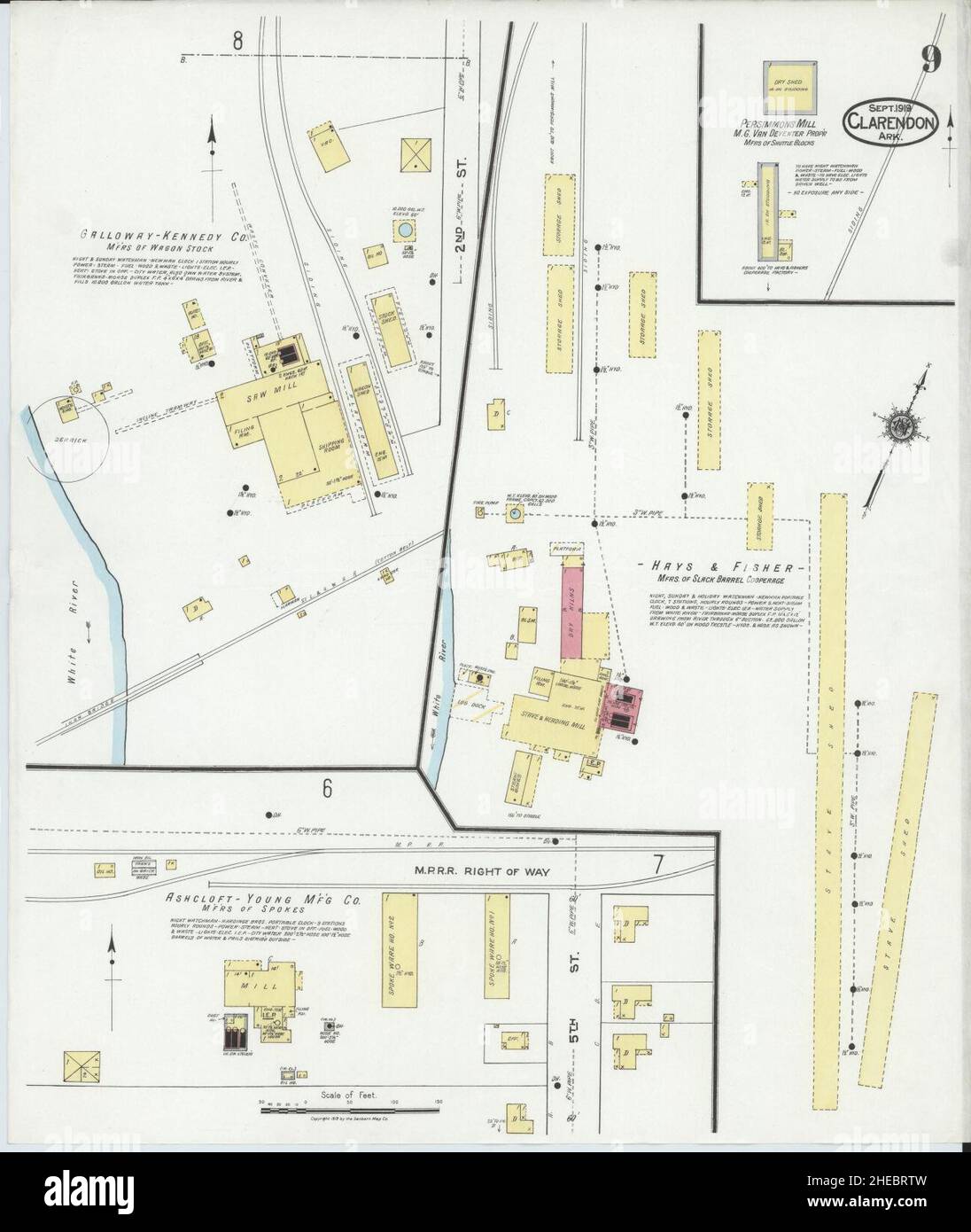 Mappa di clarendon arkansas immagini e fotografie stock ad alta ...