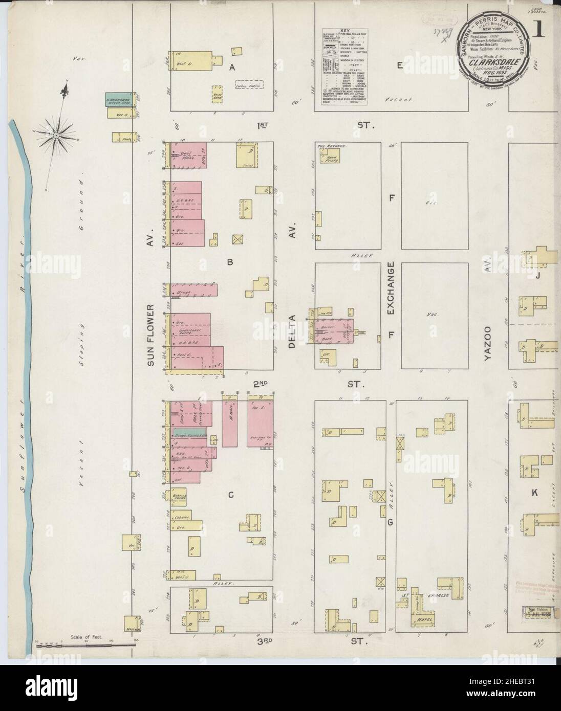 Mappa di clarksdale immagini e fotografie stock ad alta risoluzione - Alamy