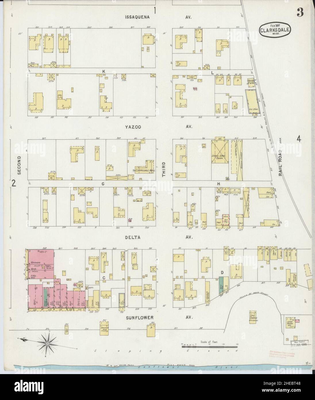 Mappa di clarksdale, mississippi immagini e fotografie stock ad alta ...