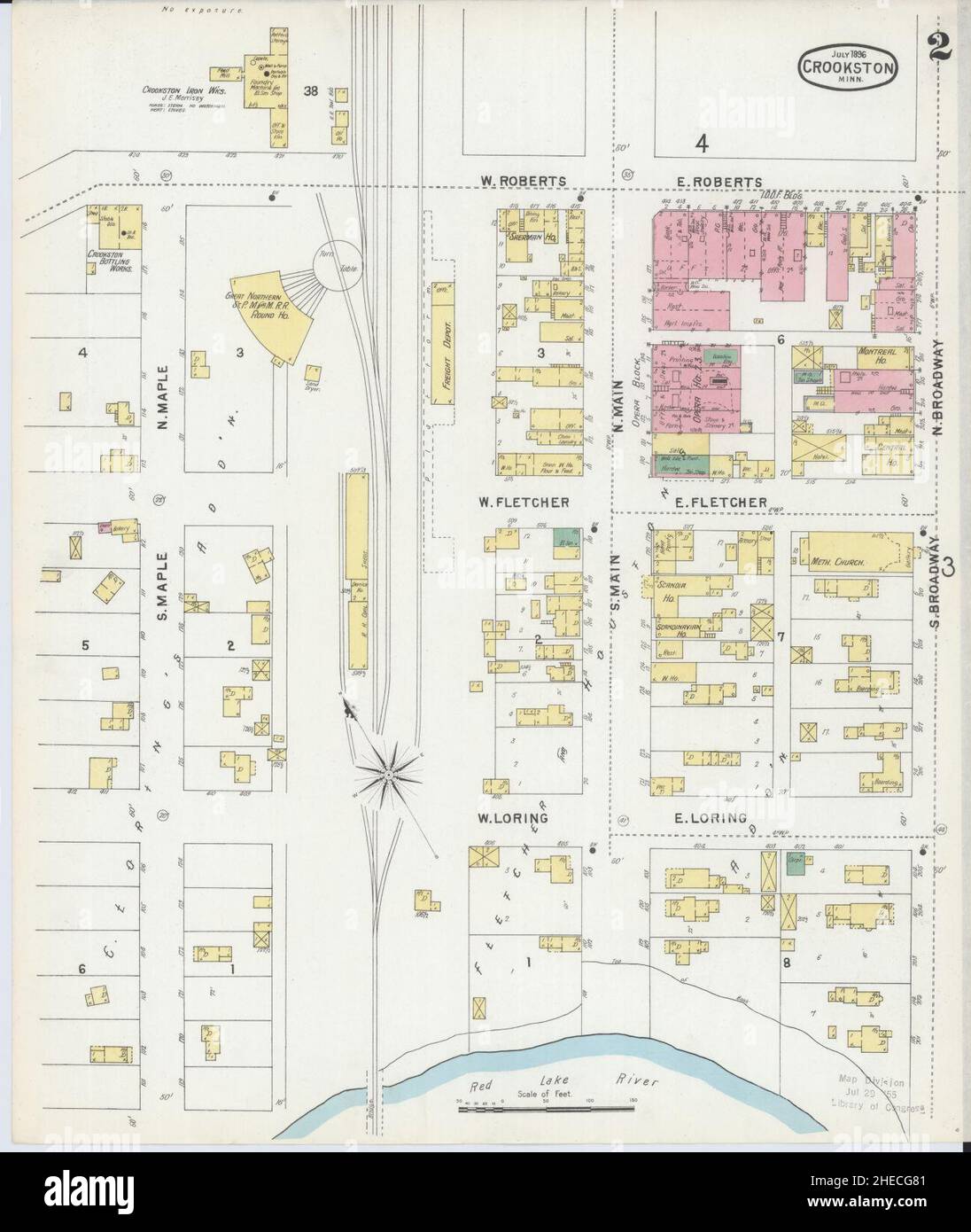Mappa di crookston, minnesota immagini e fotografie stock ad alta ...