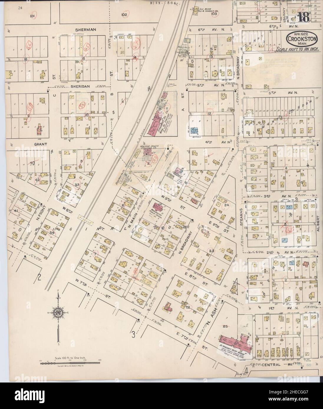 Mappa di crookston immagini e fotografie stock ad alta risoluzione - Alamy