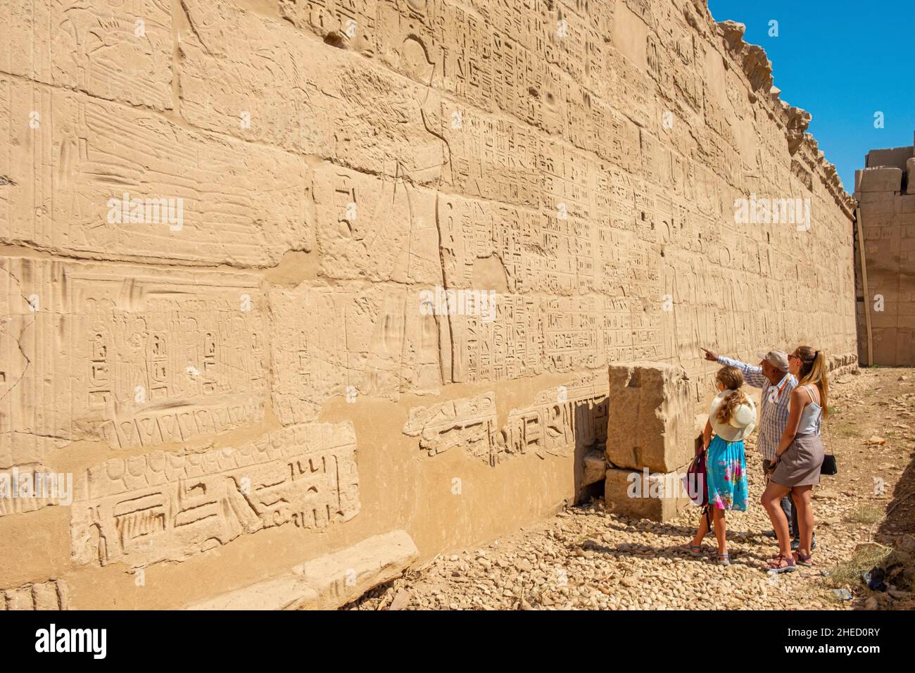 Egitto, Alto Egitto, Valle del Nilo, Luxor, tempio di Karnak ...