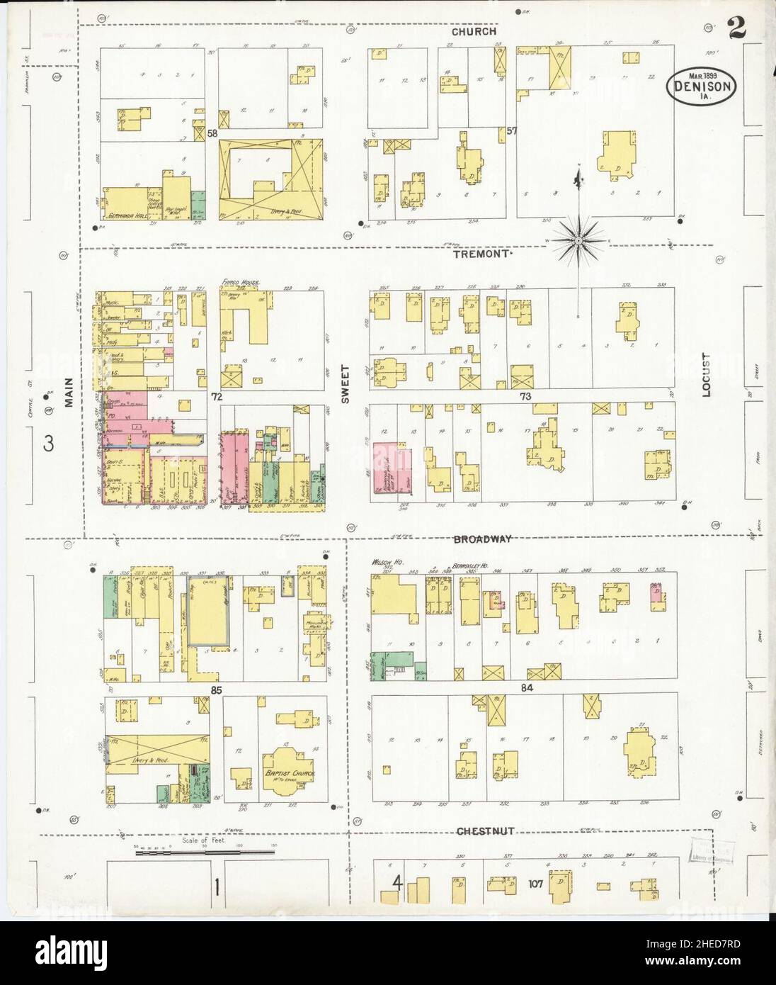 Denison iowa map immagini e fotografie stock ad alta risoluzione - Alamy