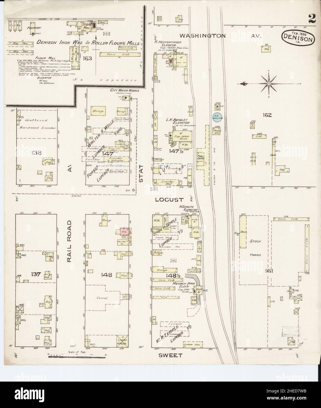 Denison iowa map immagini e fotografie stock ad alta risoluzione - Alamy