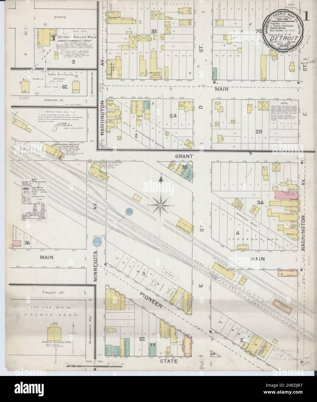 Becker minnesota mappa immagini e fotografie stock ad alta risoluzione ...