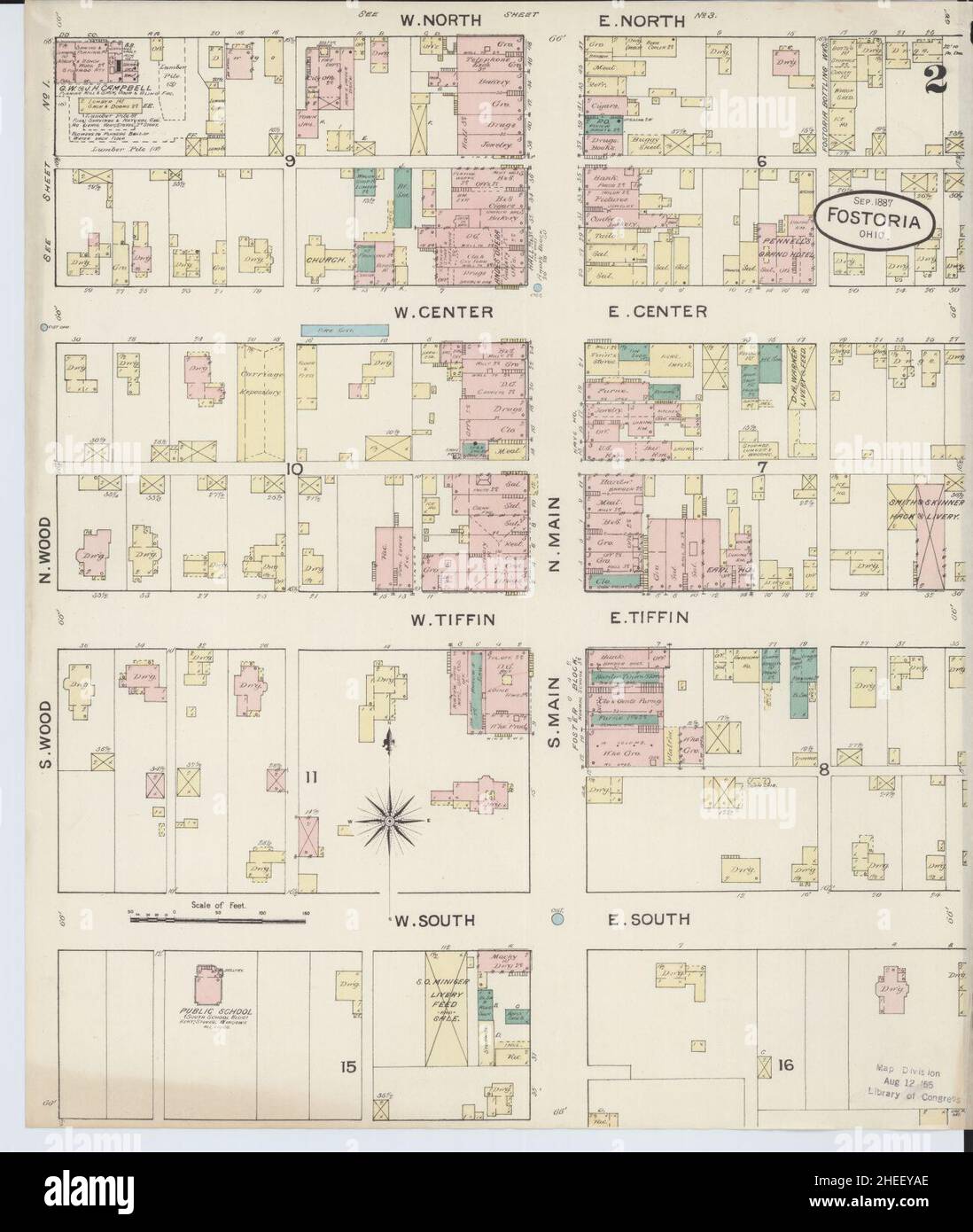 Mappa di fostoria immagini e fotografie stock ad alta risoluzione - Alamy