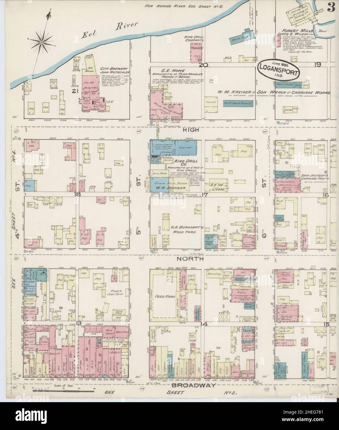Mappa logansport immagini e fotografie stock ad alta risoluzione - Alamy