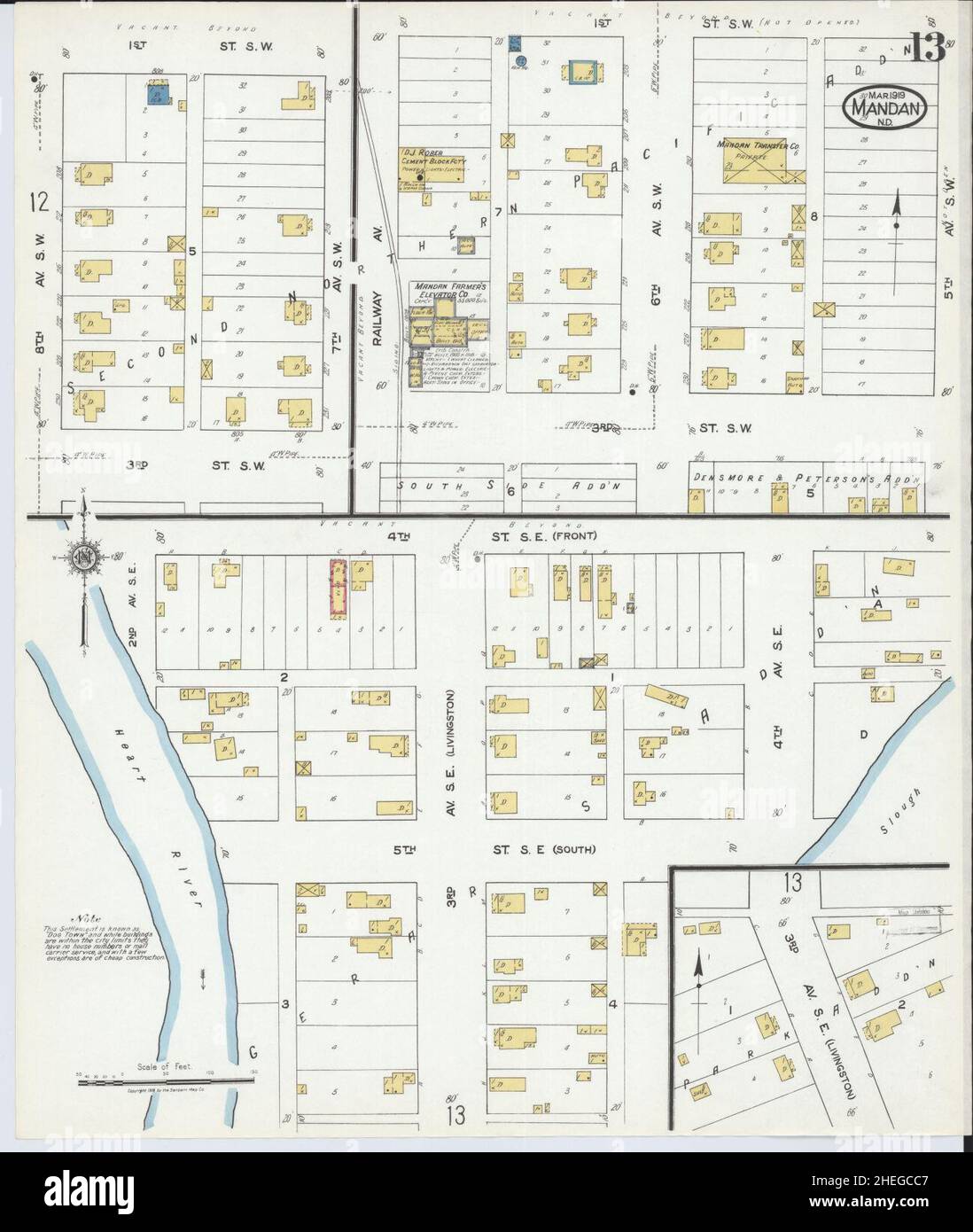 Mappa di mandan, dakota del nord immagini e fotografie stock ad alta ...
