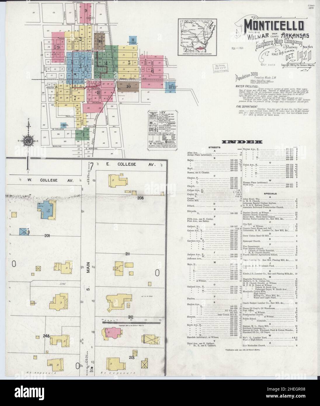 Mappa di monticello arkansas immagini e fotografie stock ad alta ...