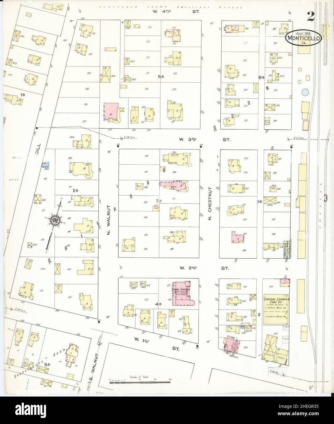 Mappa di monticello immagini e fotografie stock ad alta risoluzione - Alamy