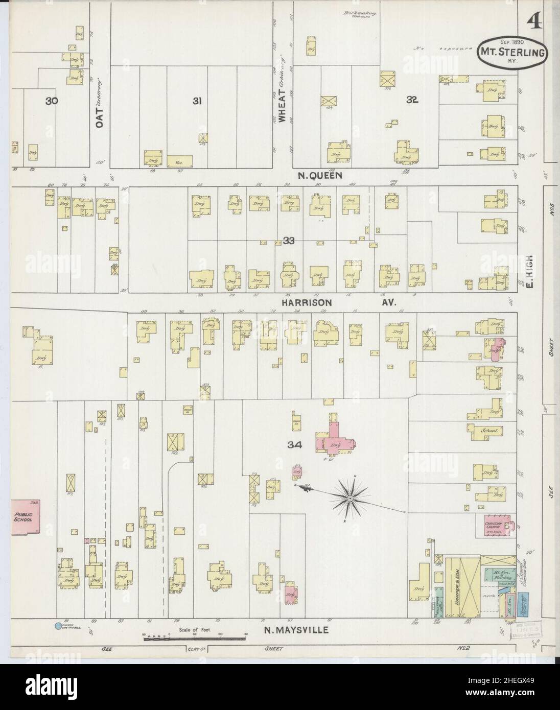 Mount sterling map immagini e fotografie stock ad alta risoluzione - Alamy