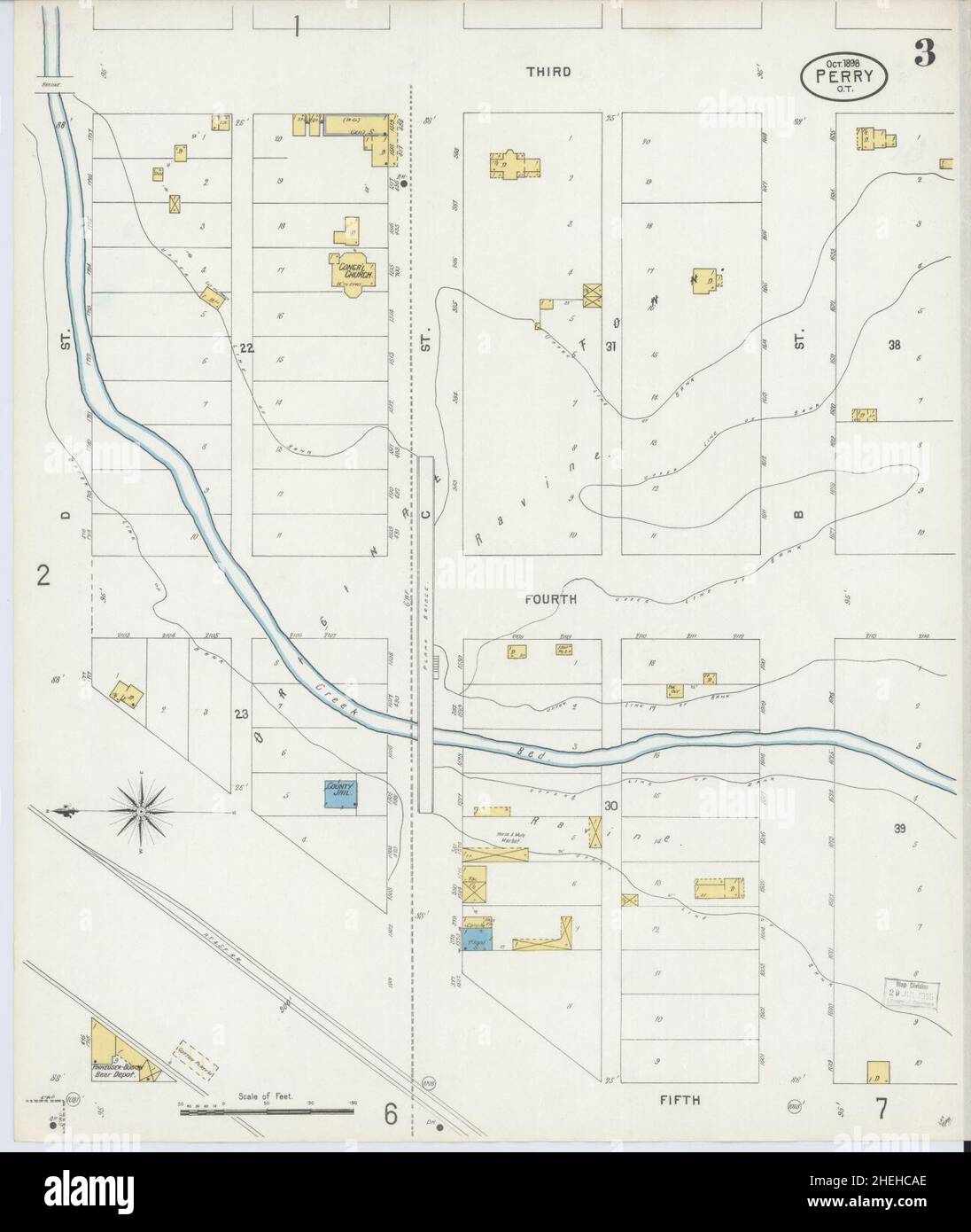 Mappa di perry oklahoma immagini e fotografie stock ad alta risoluzione ...