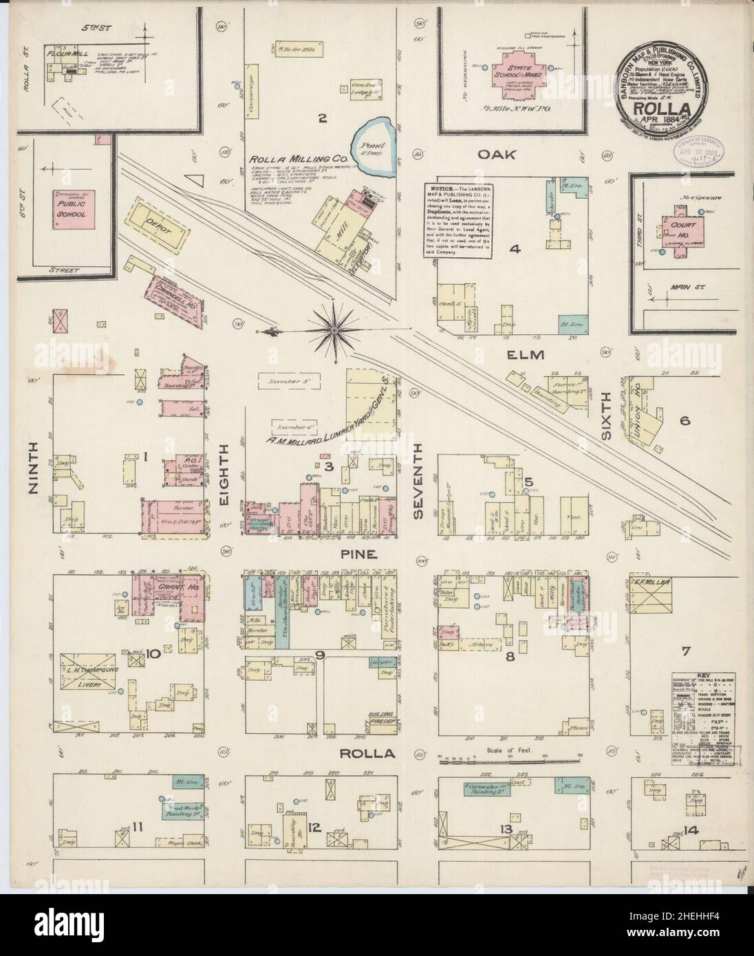 Mappa di rolla missouri immagini e fotografie stock ad alta risoluzione ...