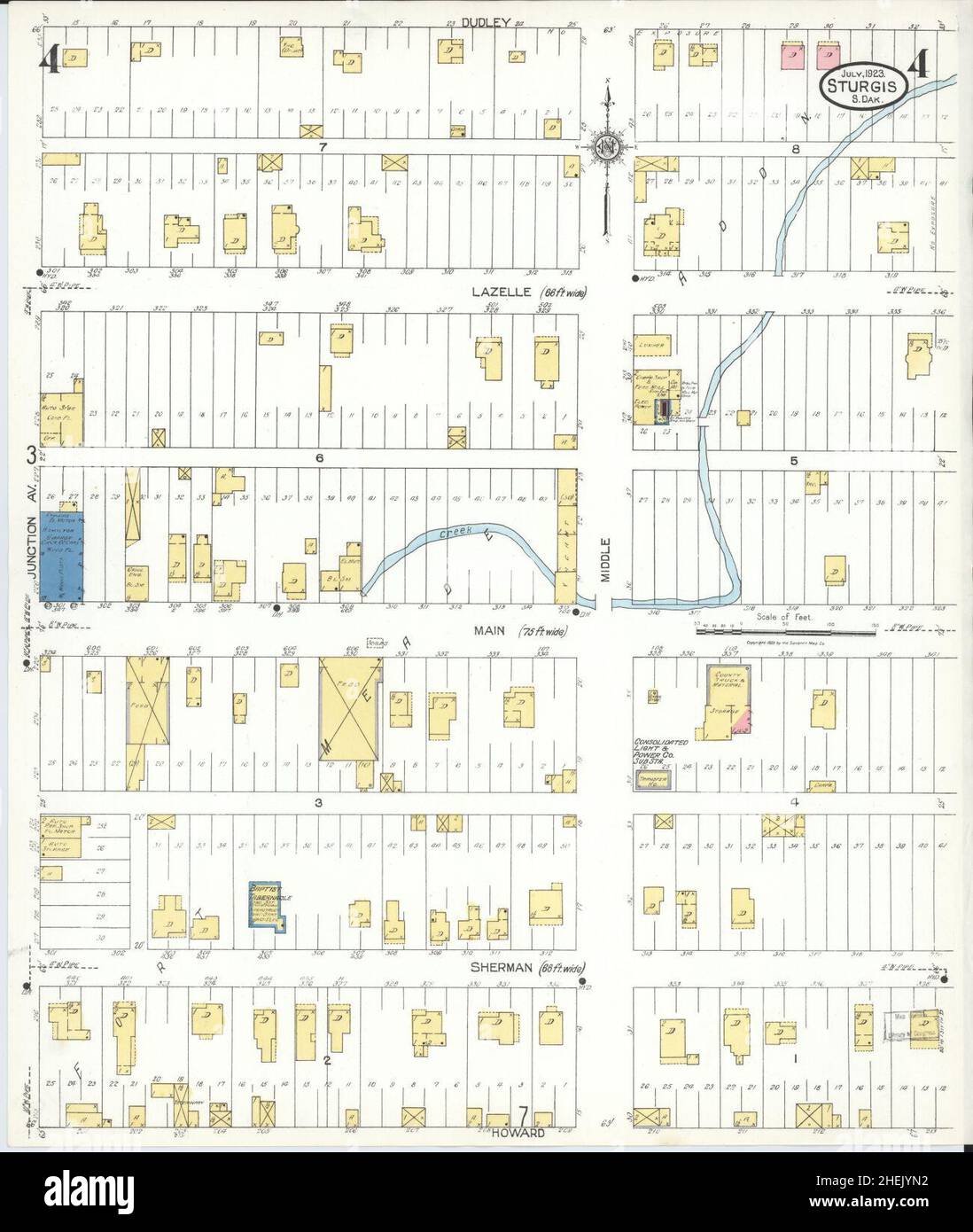 Mappa di sturgis, dakota del sud immagini e fotografie stock ad alta ...