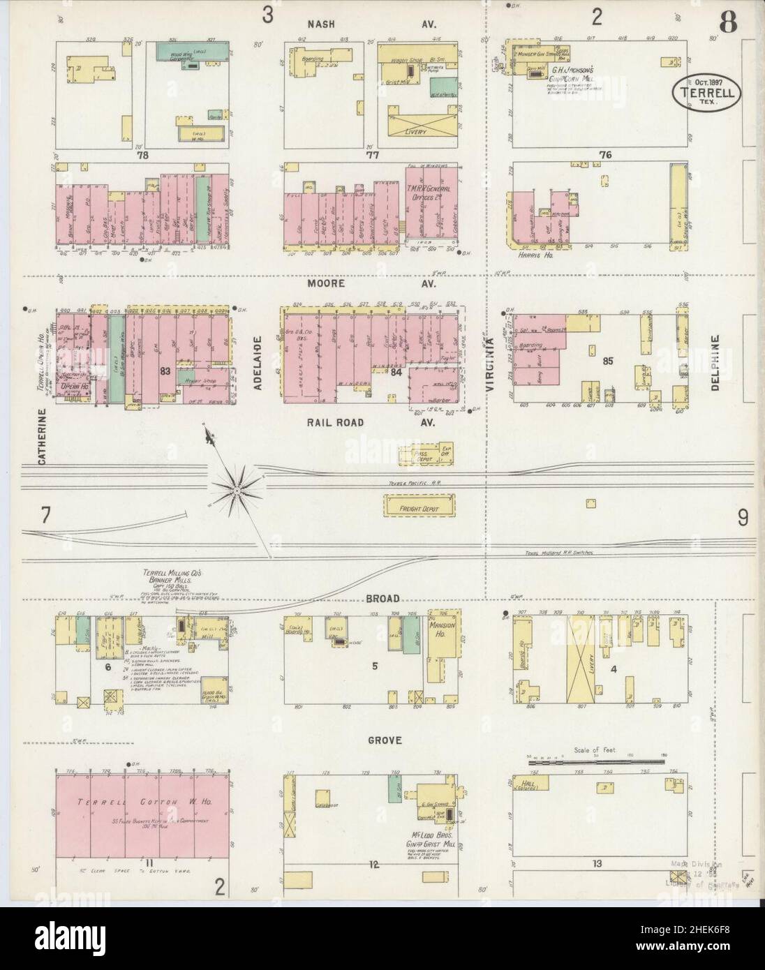 Terrell texas mappa immagini e fotografie stock ad alta risoluzione - Alamy