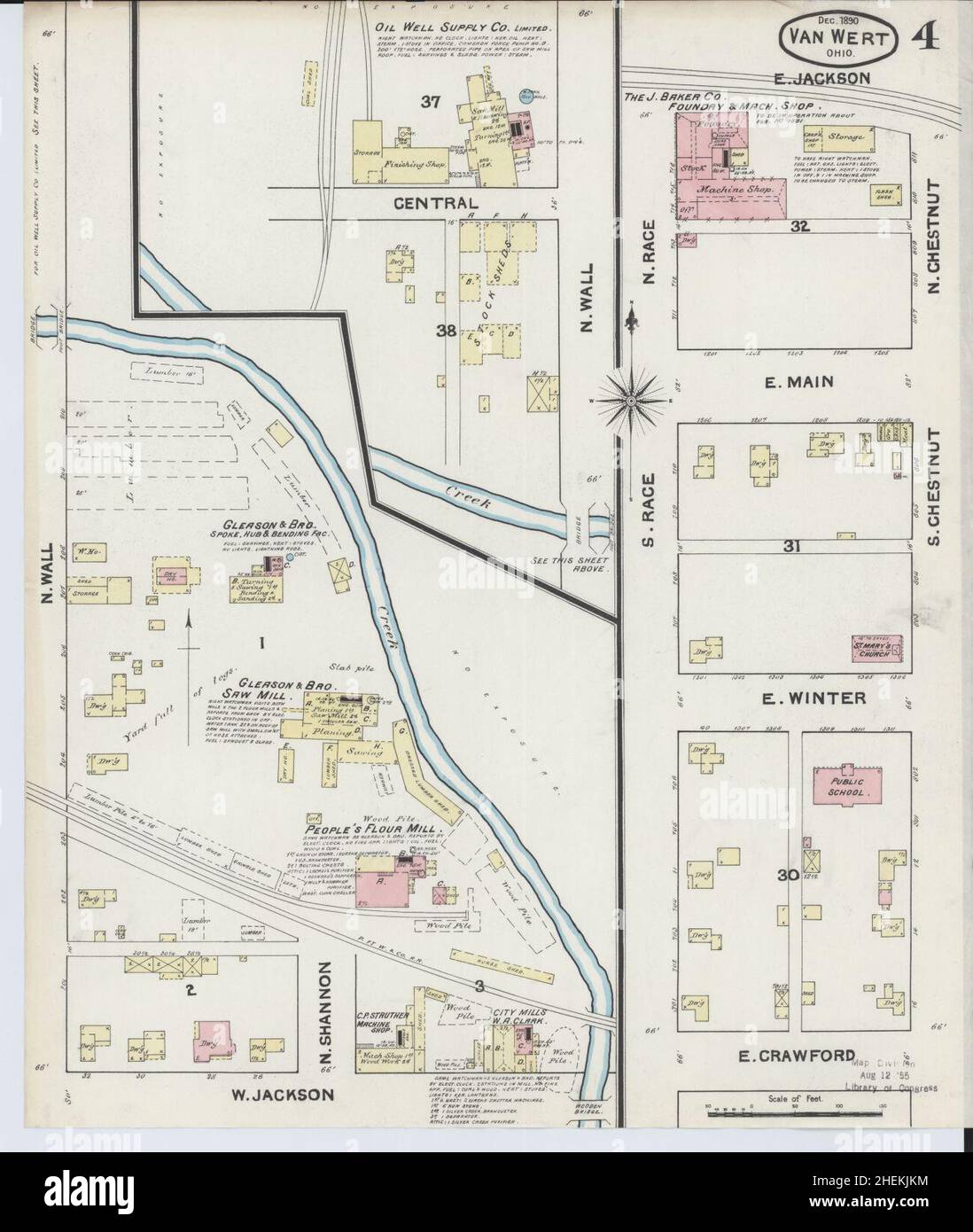 Mappa di van wert ohio immagini e fotografie stock ad alta risoluzione ...