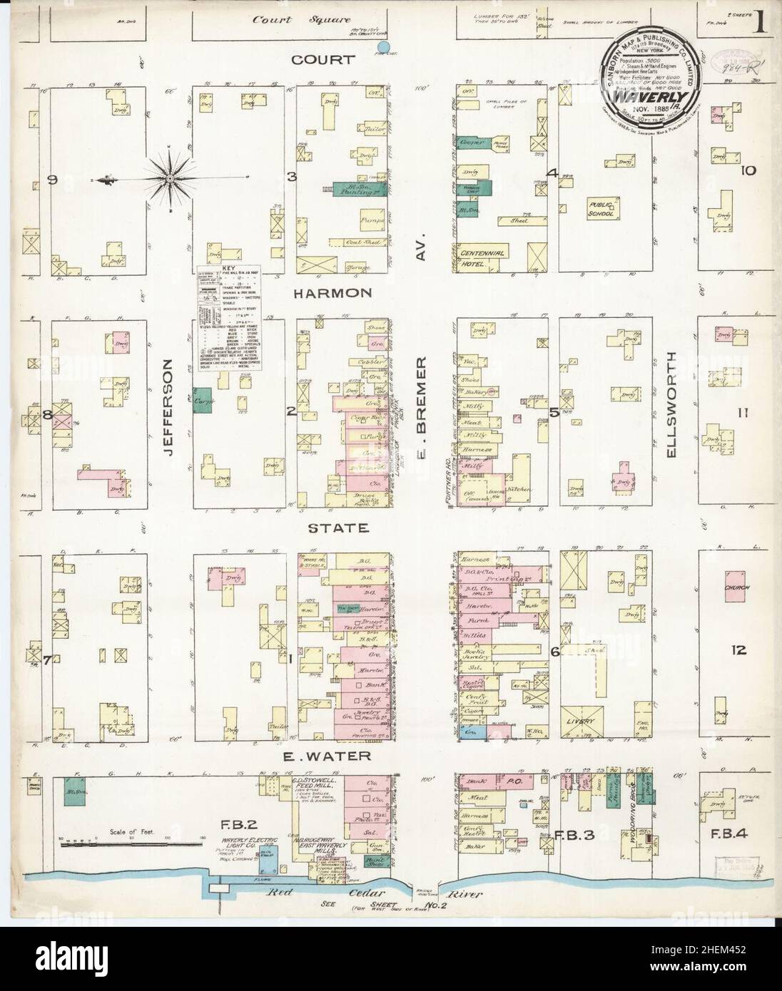 Waverly iowa mappa immagini e fotografie stock ad alta risoluzione - Alamy