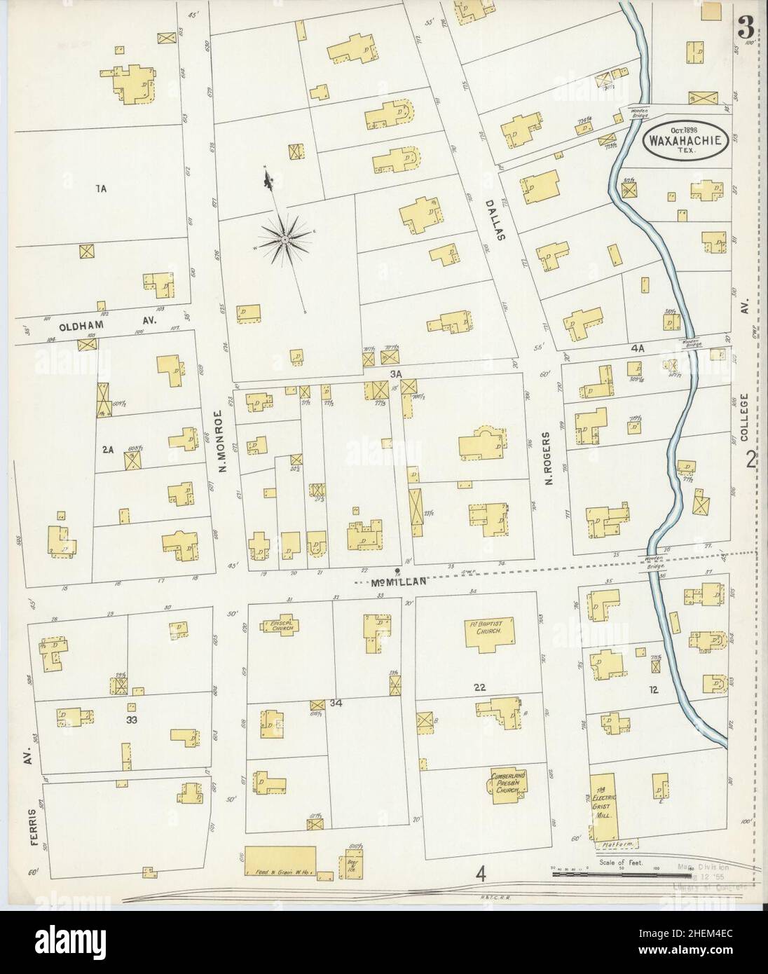 Waxahachie texas mappa immagini e fotografie stock ad alta risoluzione ...