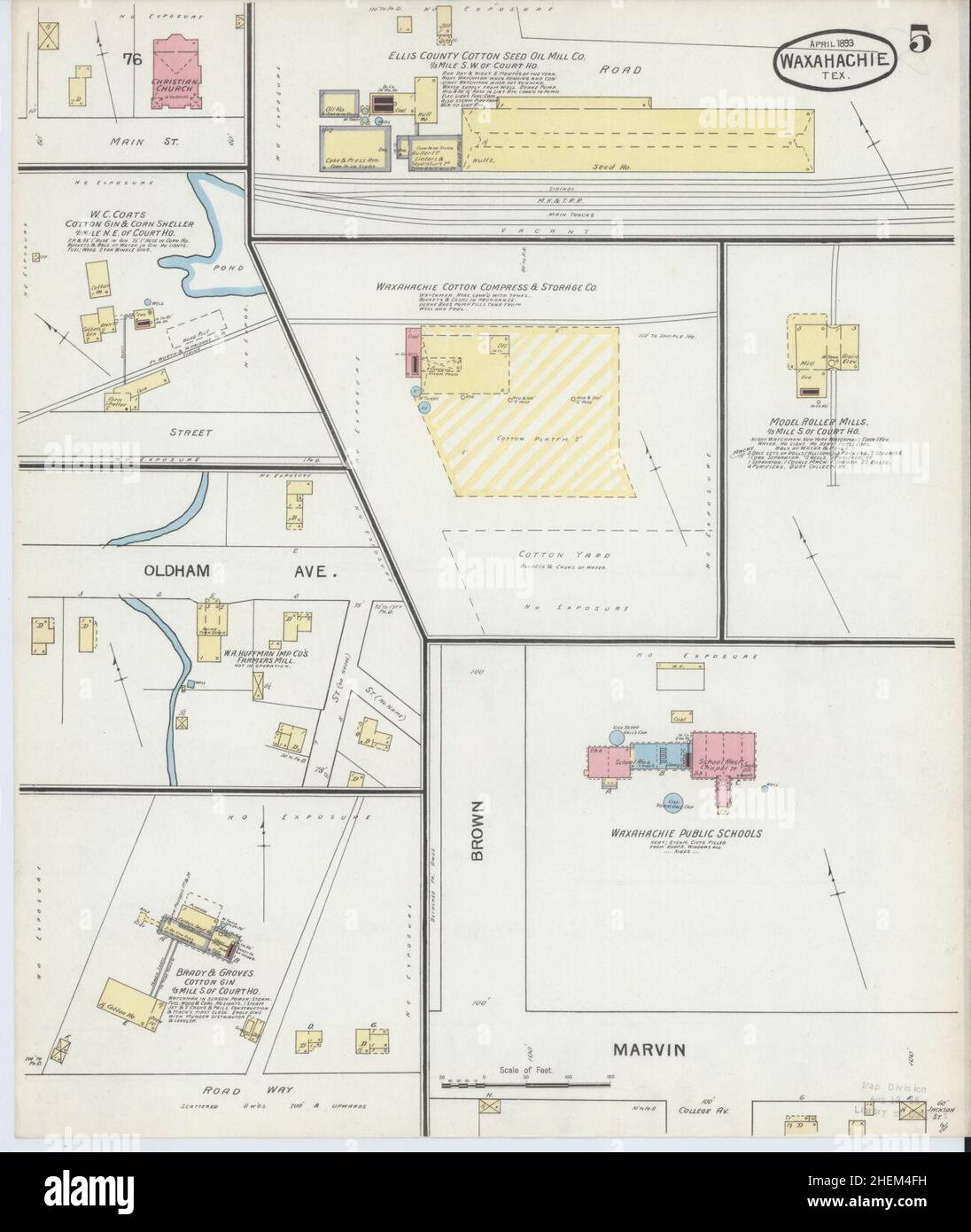 Waxahachie texas mappa immagini e fotografie stock ad alta risoluzione ...