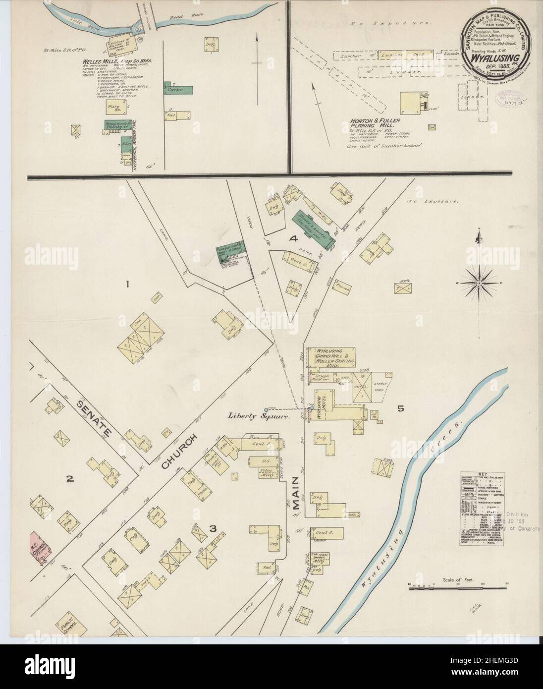 Mappa di wyalusing in pennsylvania immagini e fotografie stock ad alta ...