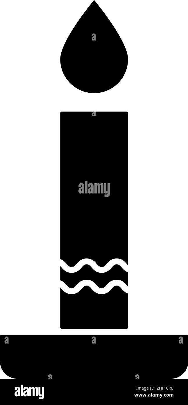 Simbolo della candela Immagini Vettoriali Stock - Alamy