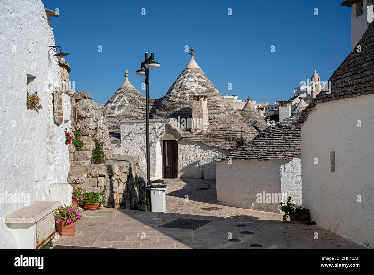 Case in pietra di Trulli ad Alberobello, Puglia, Italia Foto stock - Alamy