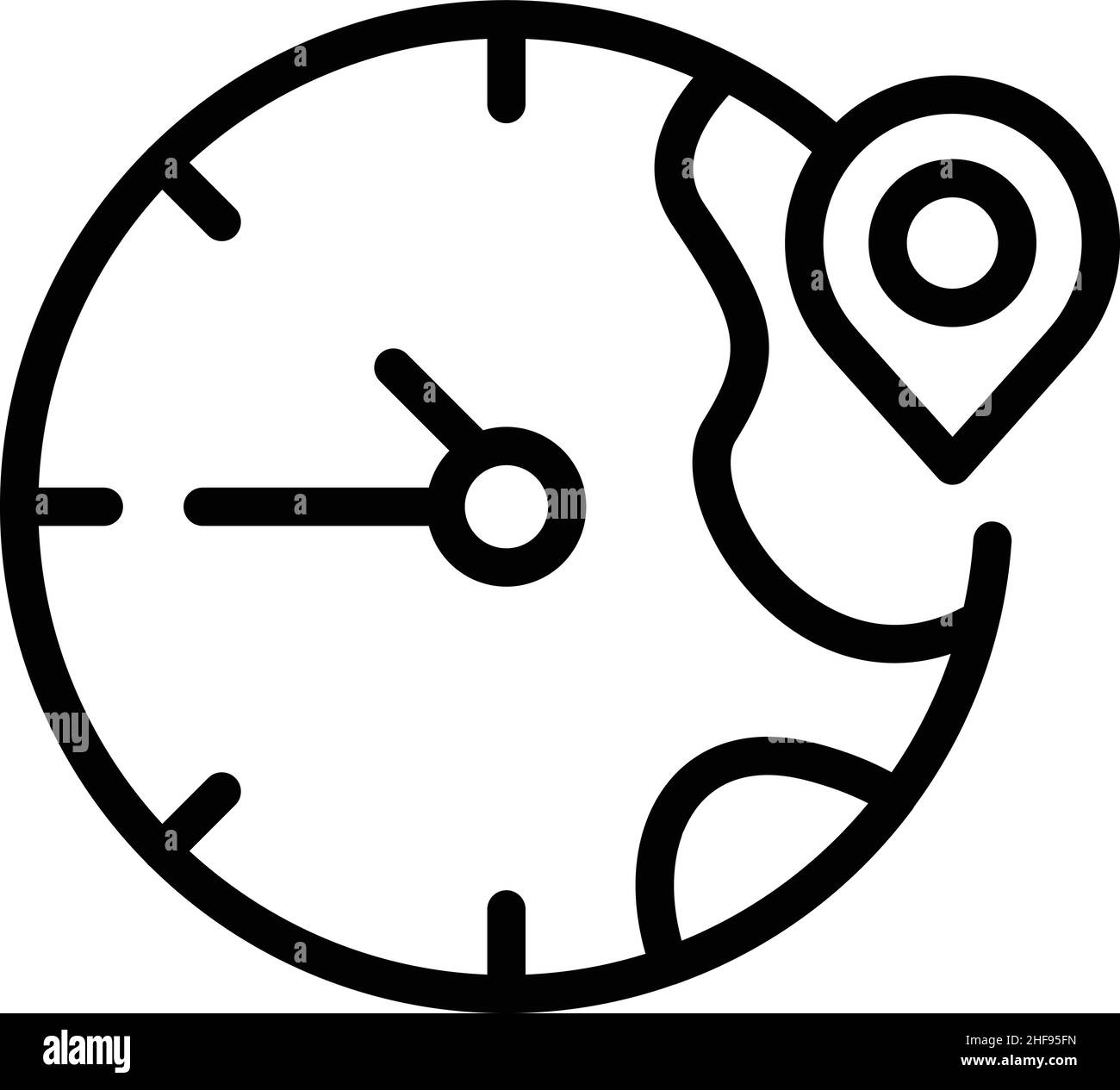 Mappa fuso orario Immagini Vettoriali Stock - Alamy