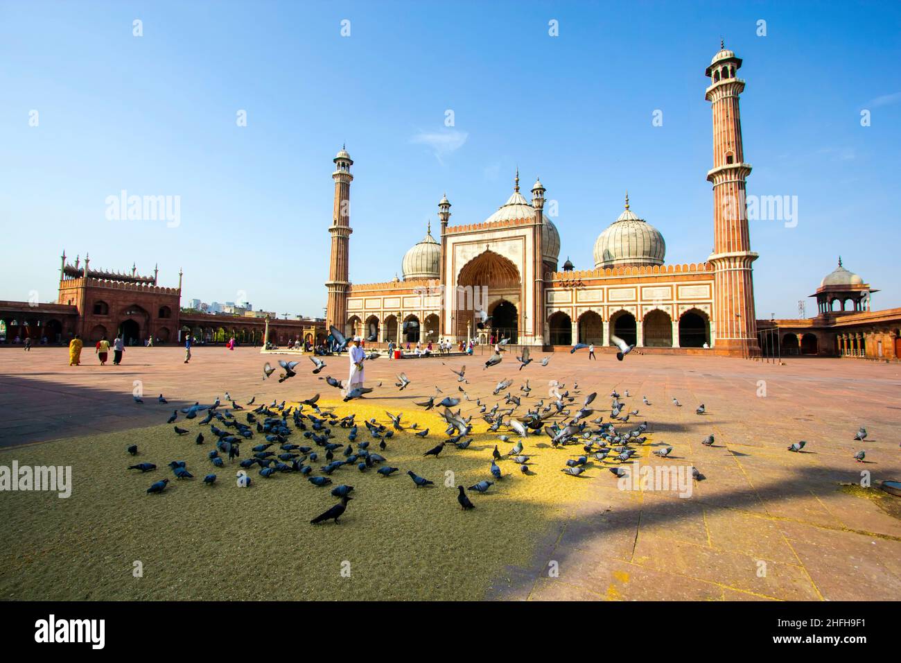 Jama Masjid Moschea Nella Vecchia Delhi Immagini e Fotos Stock - Alamy