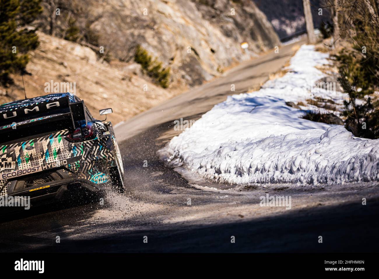 Sébastien Loeb(fra), Ford Puma Rally 1 team M-Sport, in azione, durante ...