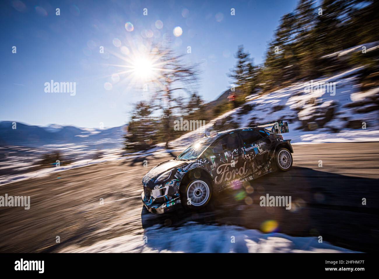 Sébastien Loeb(fra), Ford Puma Rally 1 team M-Sport, in azione, durante ...